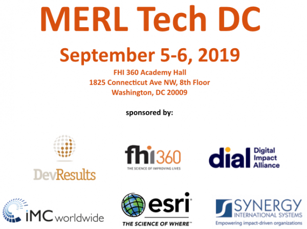 Please Submit Your Session Ideas for MERL Tech DC 2019 - ICTworks