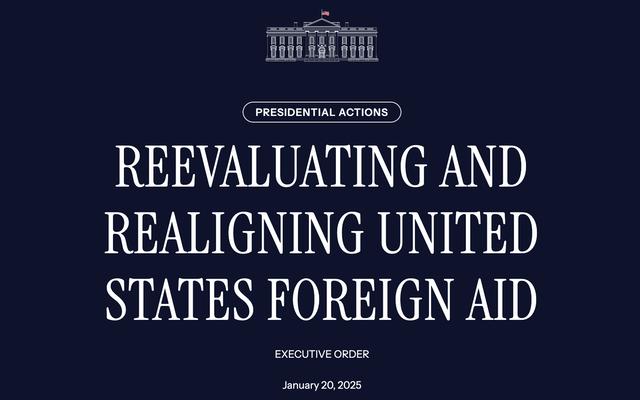 Trump 2.0 Day 1 Executive Order: 90 Day USAID Funding Freeze- ICTworks